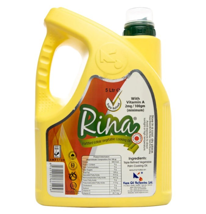 Rina Vegetable Cooking Oil 5L | Bulkbox Wholesale
